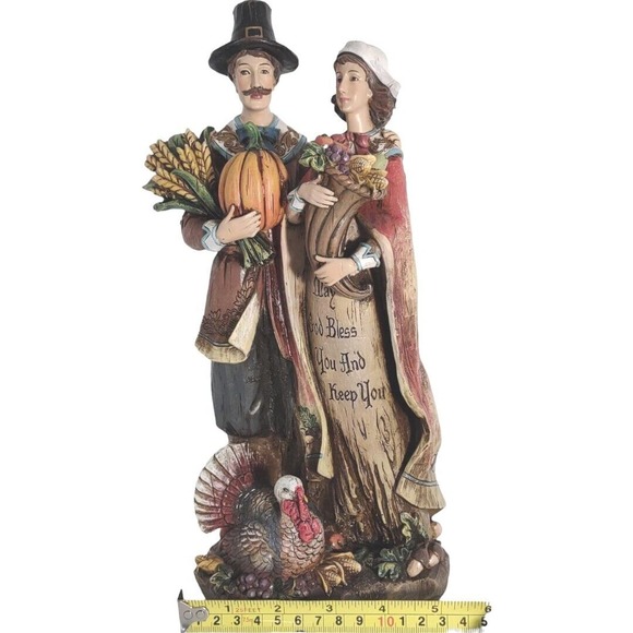 Hobby Lobby | Holiday | Thanksgiving Handcrafted 2 Pilgrim Couple W ...